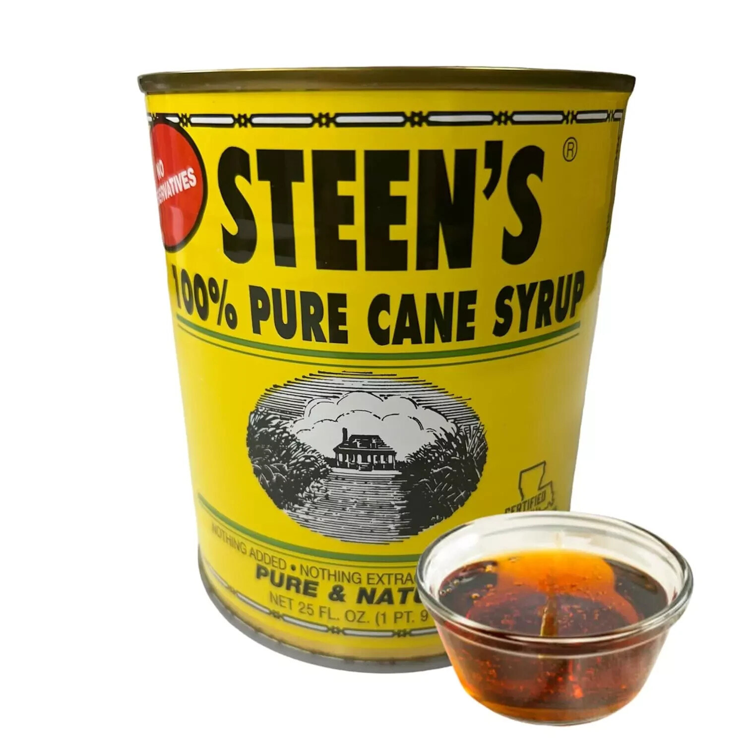 Steen'S 100% Pure Cane Syrup Louisiana'S Trusted Brand 25Oz Can (Pack ...