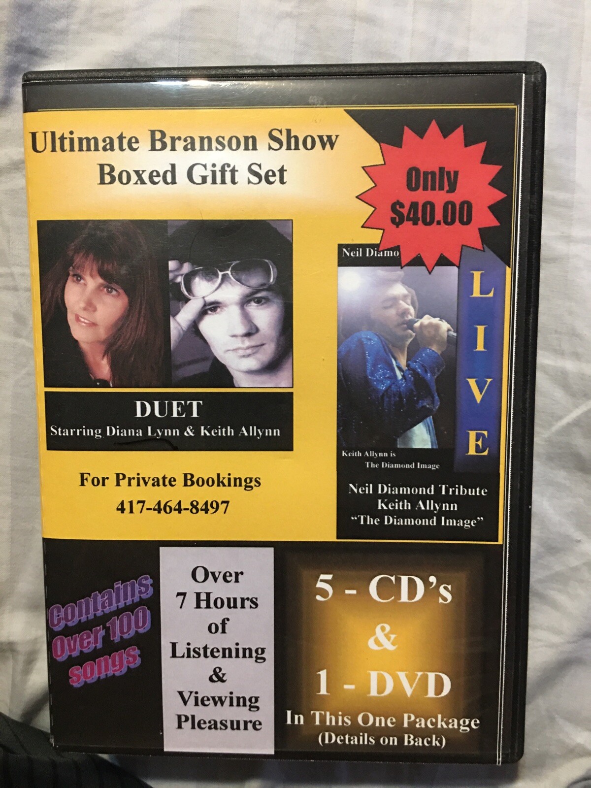 Diana Lynn and Keith Allynn (5 CD’s And 1 DVD) Autographed- RARE- Ships ...