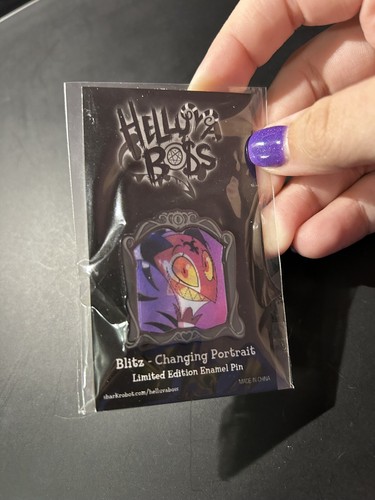 Helluva Boss Official Blitz Changing Portrait Enamel Pin | eBay