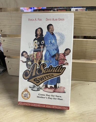 Disney A Saintly Switch VHS Tape 2000 RARE! NEW Promo Demo Screener ...