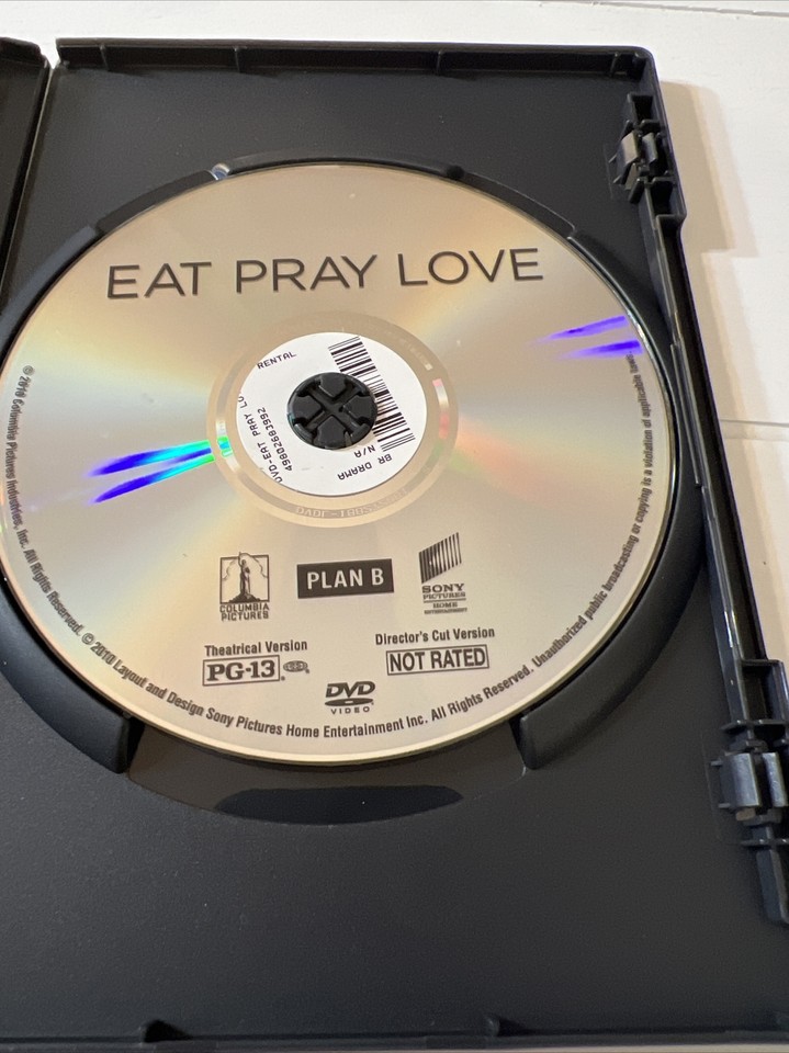 Eat Pray Love DVD (Used) Julia Roberts Very Good | eBay