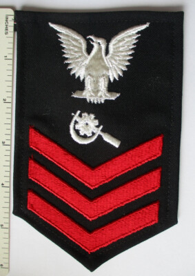 Original US NAVY MACHINERY REPAIRMAN PETTY OFFICER 1st Class Rate PATCH ...