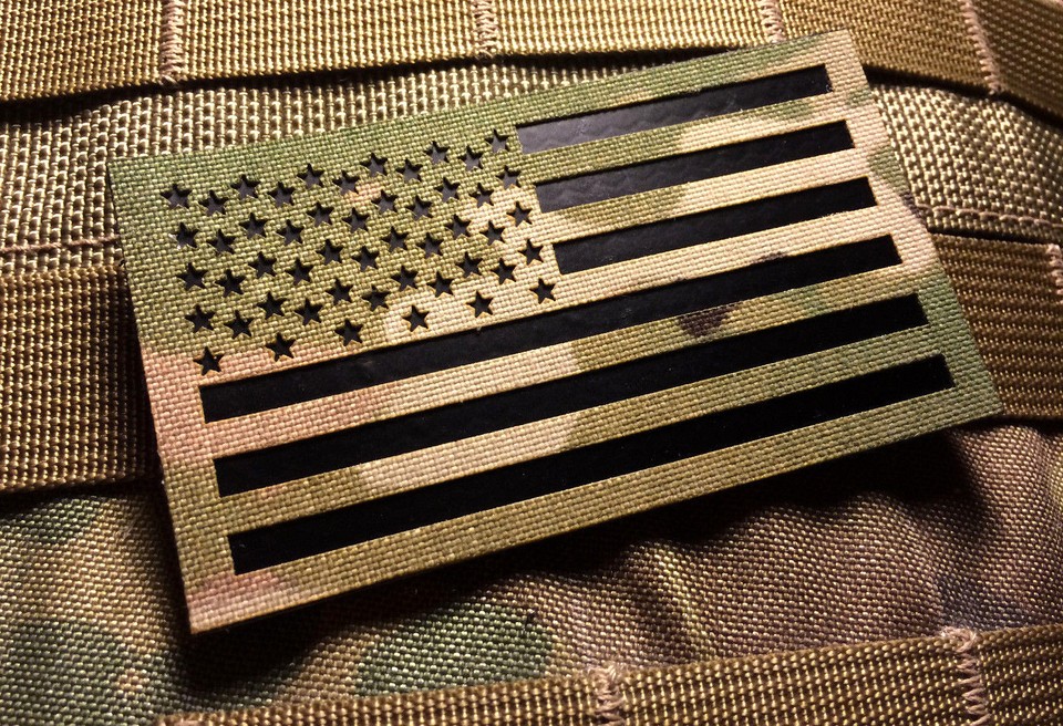 Standard Infrared reflective Multicam IR US Flag Patch 3.5x2" Special ...