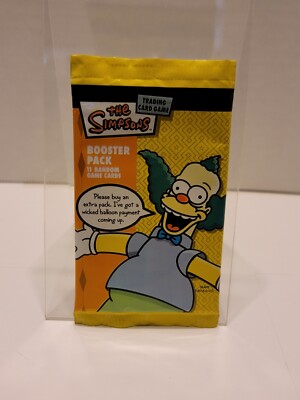 The Simpsons Trading Card Game Booster Pack Unsealed COMPLETE | eBay