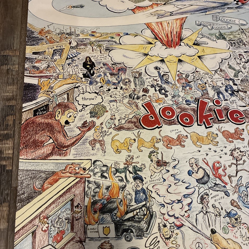 GREEN DAY Dookie rare original promotional poster from 1994 | eBay