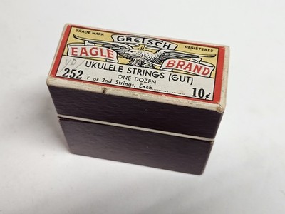 Vintage Gretsch Gut Ukulele Strings D-Tuning, A-D-F-B, 4 Strings ...