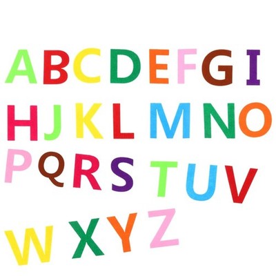 50pcs Felt Letters for Creative Projects Kids Toys Decoration | eBay UK