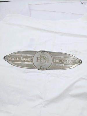 General Motors EMD Locomotive Builders Plate Dec. 50 | eBay