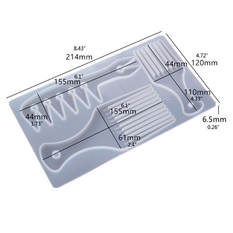 Hairdressing Comb Mold Comb Suitable for Afro Oil Hair Curly Hair ...