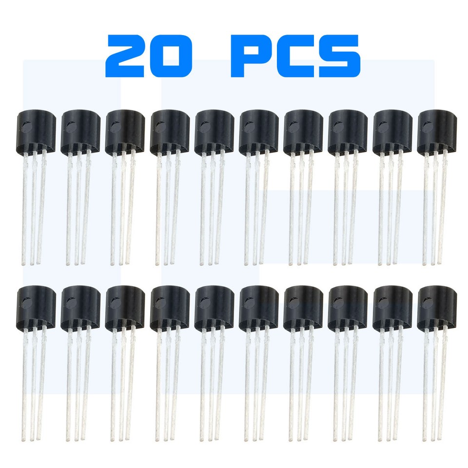 20PCS 2SA1015 2SA1015-GR A1015-GR Transistor PNP TOSHIBA TO-92 150mA ...