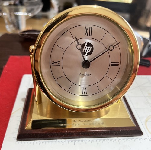 Chelsea Chatham desk clock Working Condition Presentation Piece From HP ...