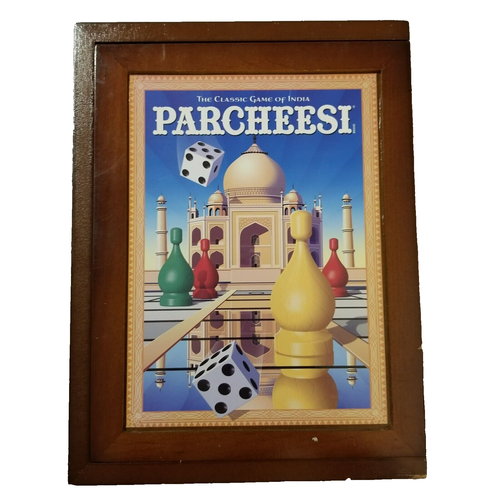MB Games Hasbro Board Game Parcheesi Vintage Game Collection Wood Box ...