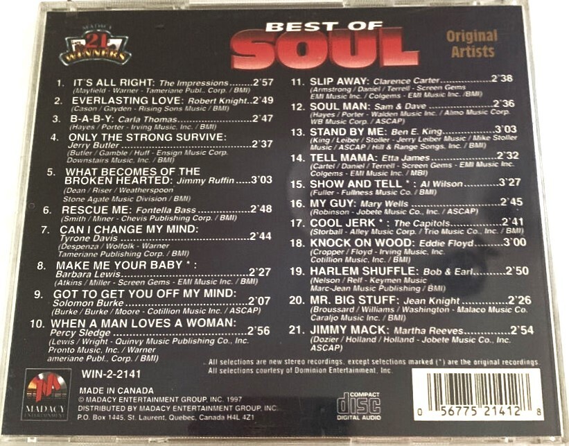 Original Artists Best of Soul CD Brand New Sealed | eBay