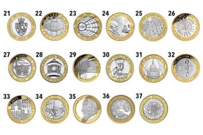 Collection Of Limited Edition Rare Printing Error Two Pound Coins | eBay UK