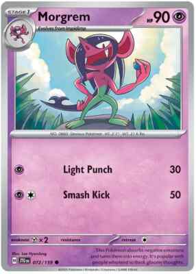 Morgrem Pokemon TCG Card 072/159 | eBay