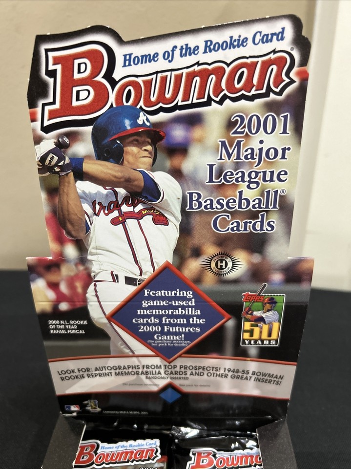 2001 Bowman Hobby Baseball Sealed (1) PACK From Box - Albert Pujols ...