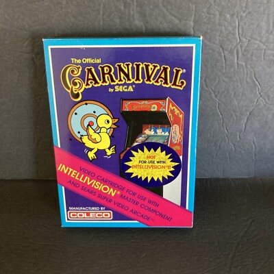 The Official Carnival by SEGA | Intellivision | Coleco | eBay