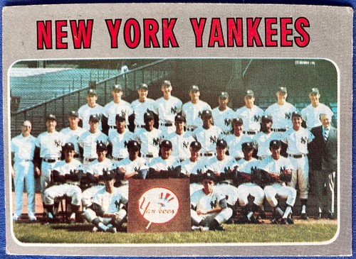 1970 Topps #399 NEW YORK YANKEES Team, EX, Nice Borders! | eBay