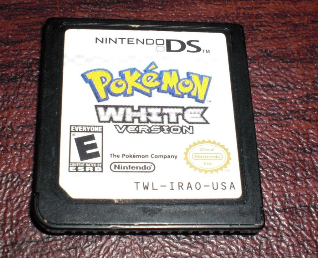 Pokemon White Version AUTHENTIC GENUINE Game Nintendo DS DSi 3DS XL 2DS ...