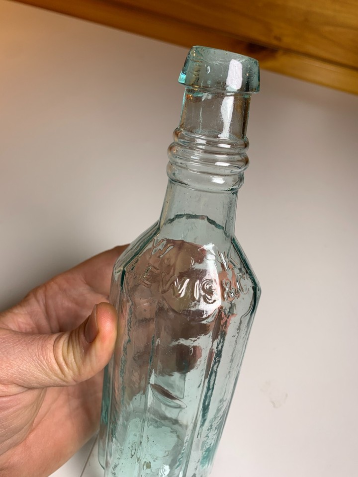 Antique Pepper Sauce Bottle OPEN PONTIL W K LEWIS & CO Boston ...