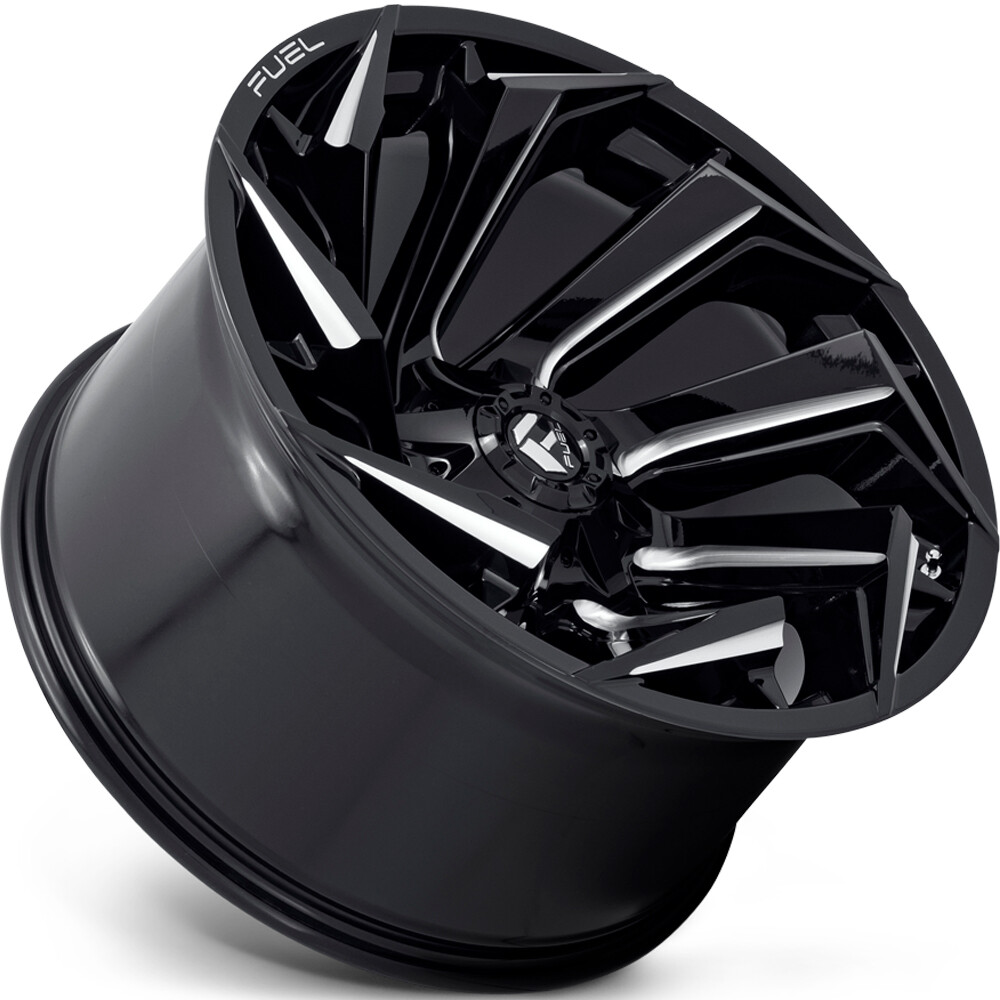 4 Wheels 22" D753 Reaction 22x10 5x114.3/5x127 Black -18ET 78.1CB ...