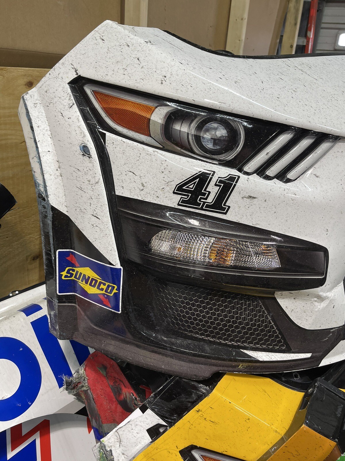 Ryan Preece #41 2023 Autodesk Nascar Race Used Sheetmetal Nose #3104 | eBay