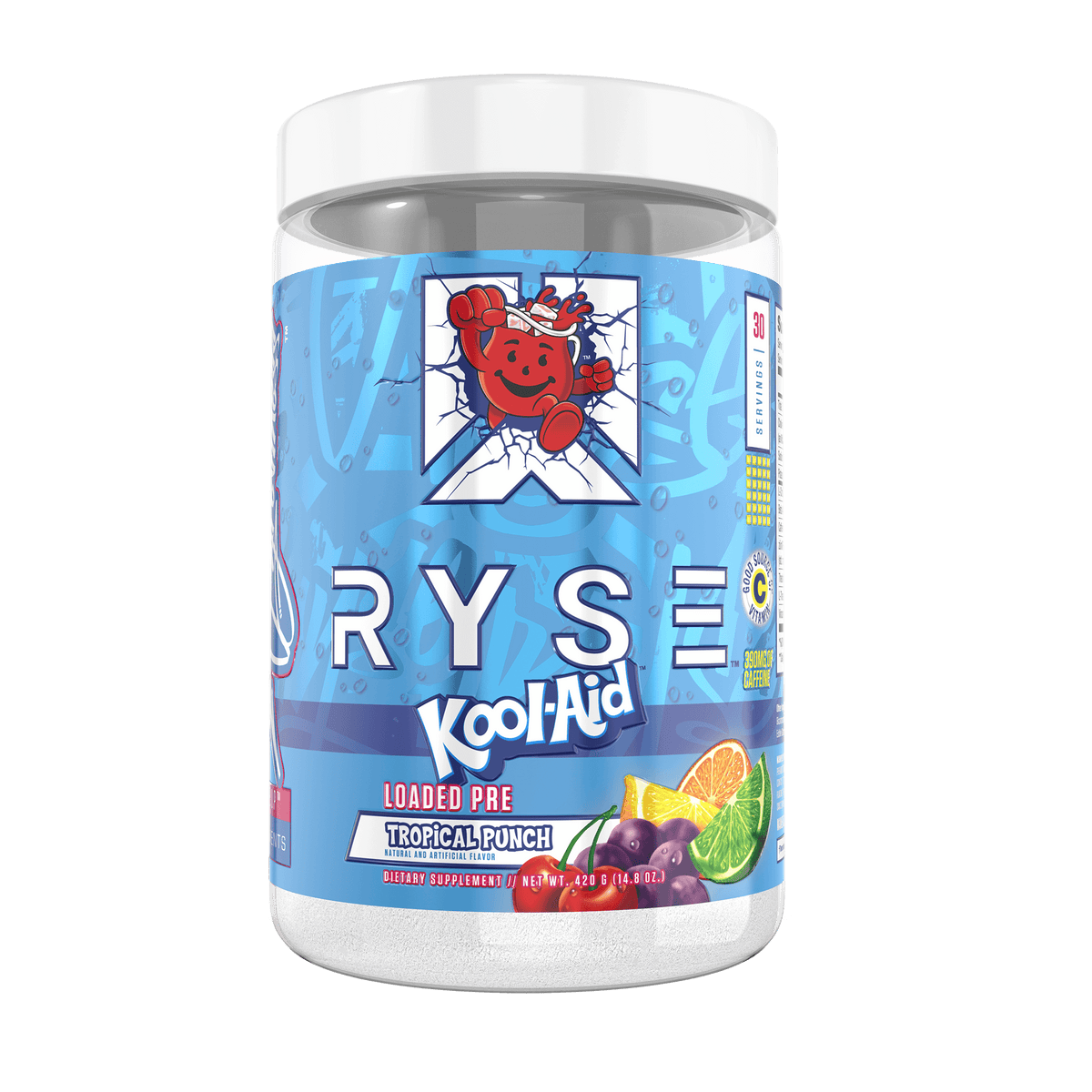RYSE SUPPLEMENTS LOADED PRE High Stim Pre-Workout Pump Energy Strength ...