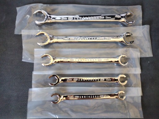 Craftsman Full Polish 5 pc Metric Line/Flare Nut Wrench Set (9mm to ...