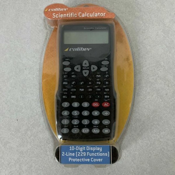 Caliber Scientific Calculator 10-digit Display 229 Functions Protective ...