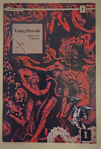 Young Dracula #1 (1992, Caliber Press) FN- Diary of a Vampire David ...
