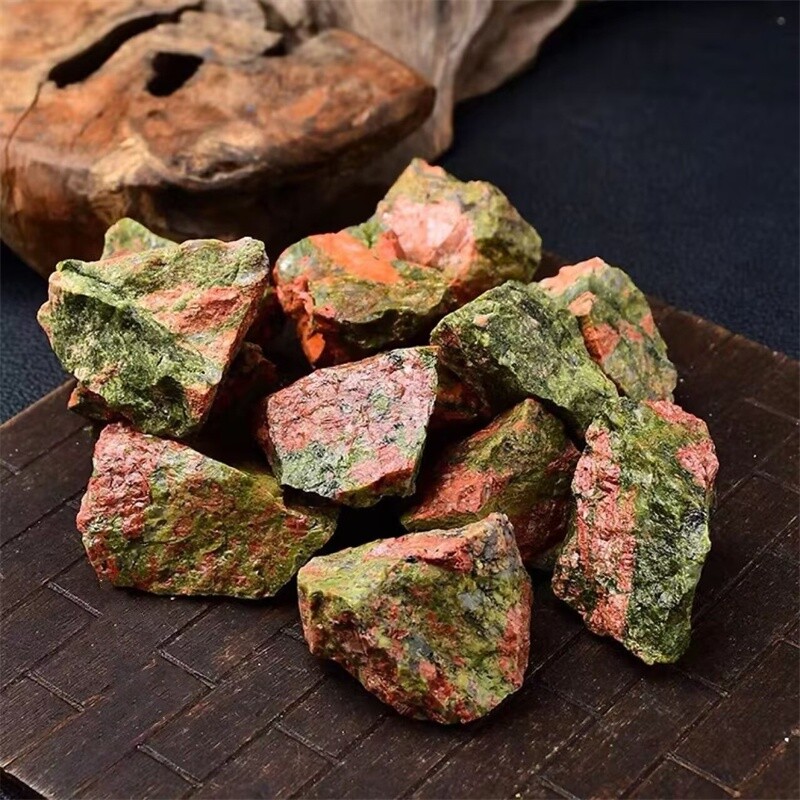 Raw Rough Natural Unakite Rocks Chunks Crystal Chakra Mineral Specimen ...