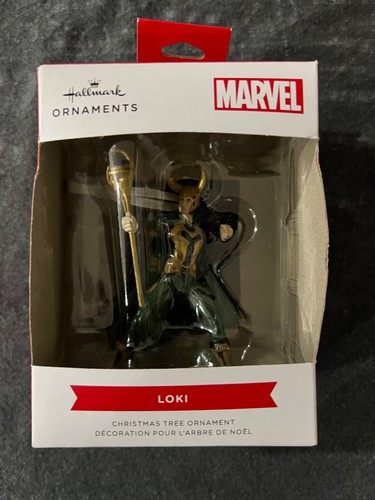 Hallmark Disney Marvel AVENGERS LOKI 3.5" Boxed Christmas Tree Ornament ...