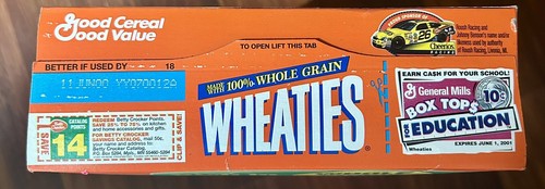 Barry Sanders Wheaties Cereal Box (18 0z) Never Opened 2000 Detroit ...