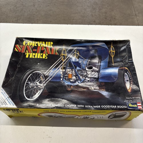 Multi Revell 1/8 Scale Corvair Six-Pak Trike Model Kits H-1221 Junk ...