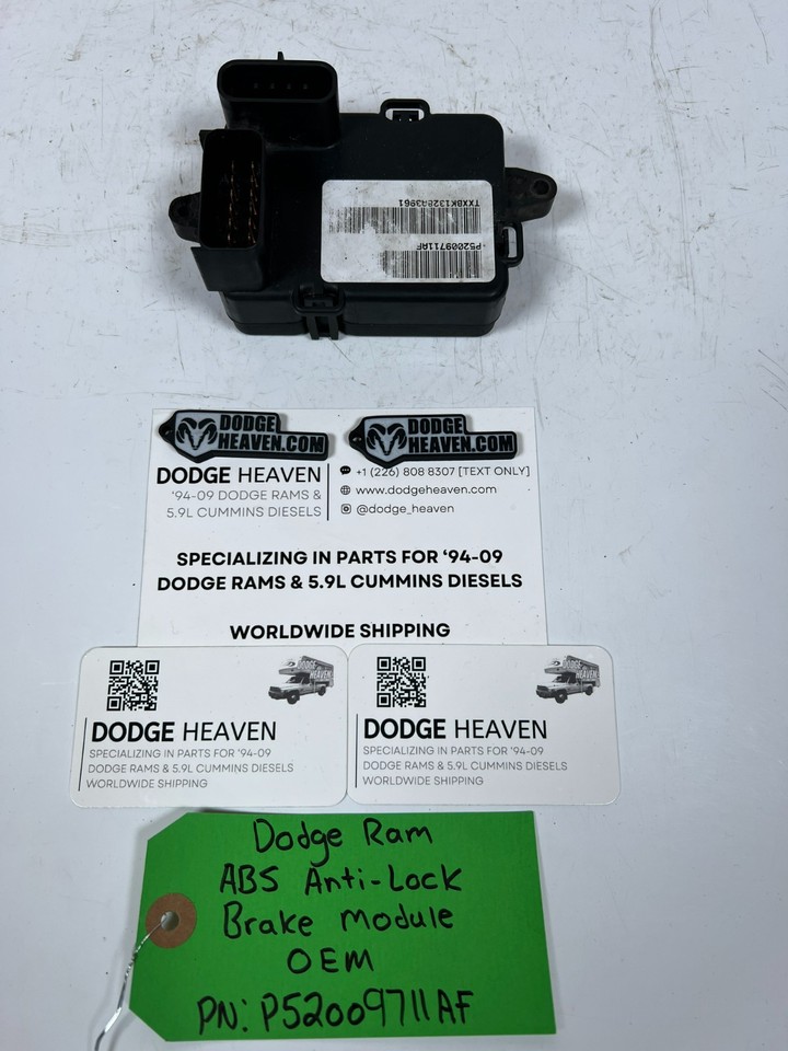 OEM Dodge Ram ABS Anti-Lock Brake Module Kelsey Hayes P52009711AF | eBay