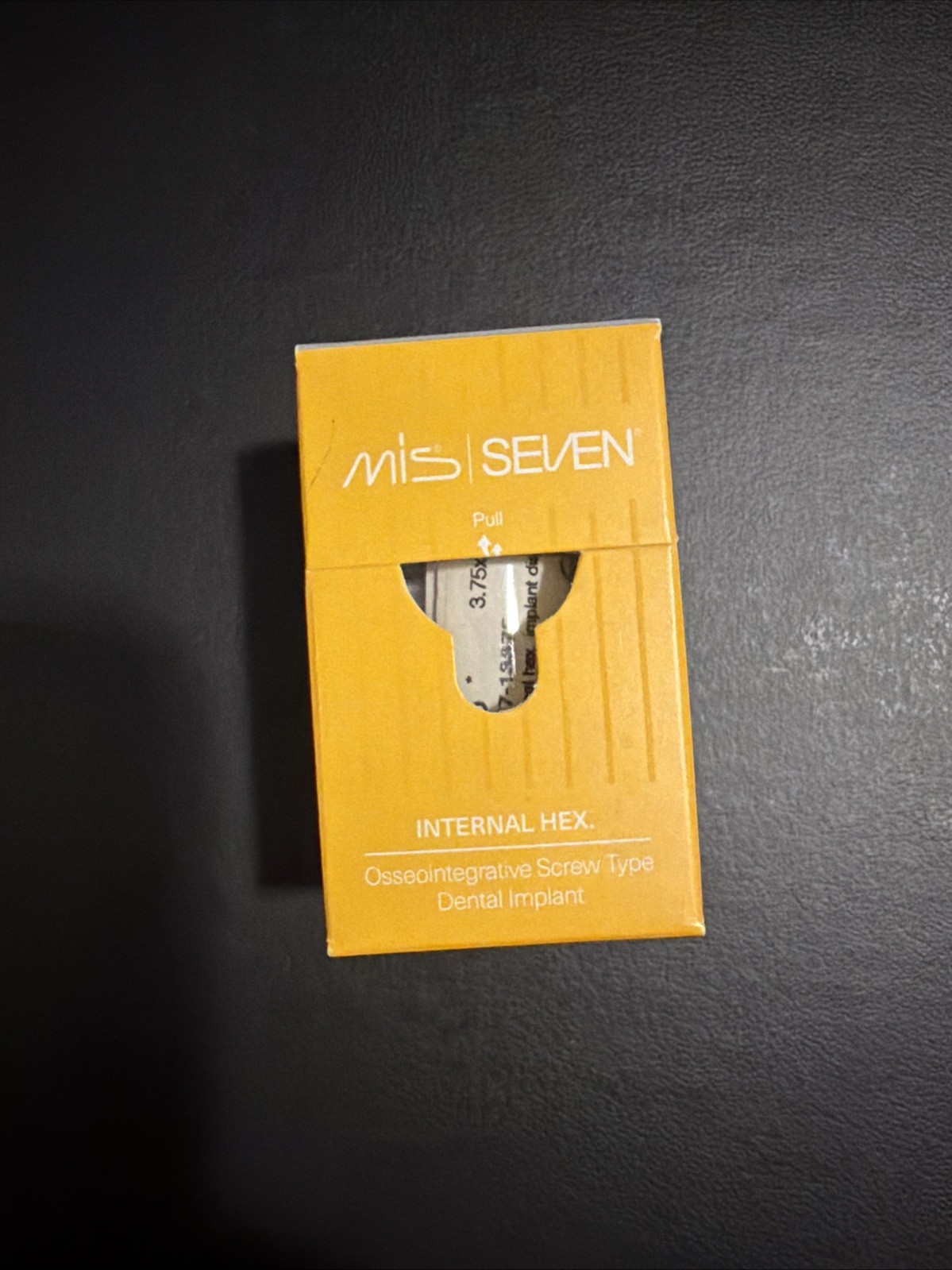 MIS SEVEN Implant 03.75 mm x 13 mm Standard Platform Internal Hex Exp11 ...