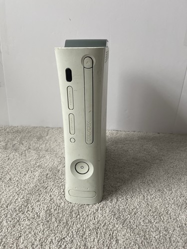 Microsoft Xbox 360 Core White Console FOR PARTS or REPAIR ONLY With HDD ...