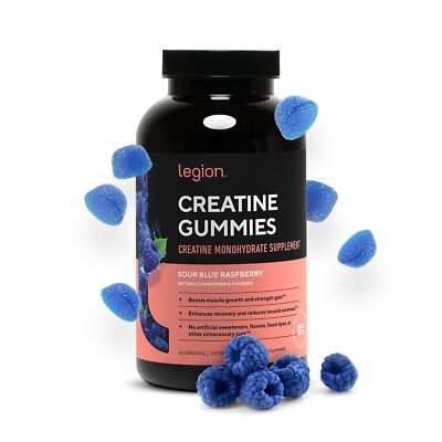 LEGION Creatine Monohydrate Gummies - Clean Creatine Chewables for ...