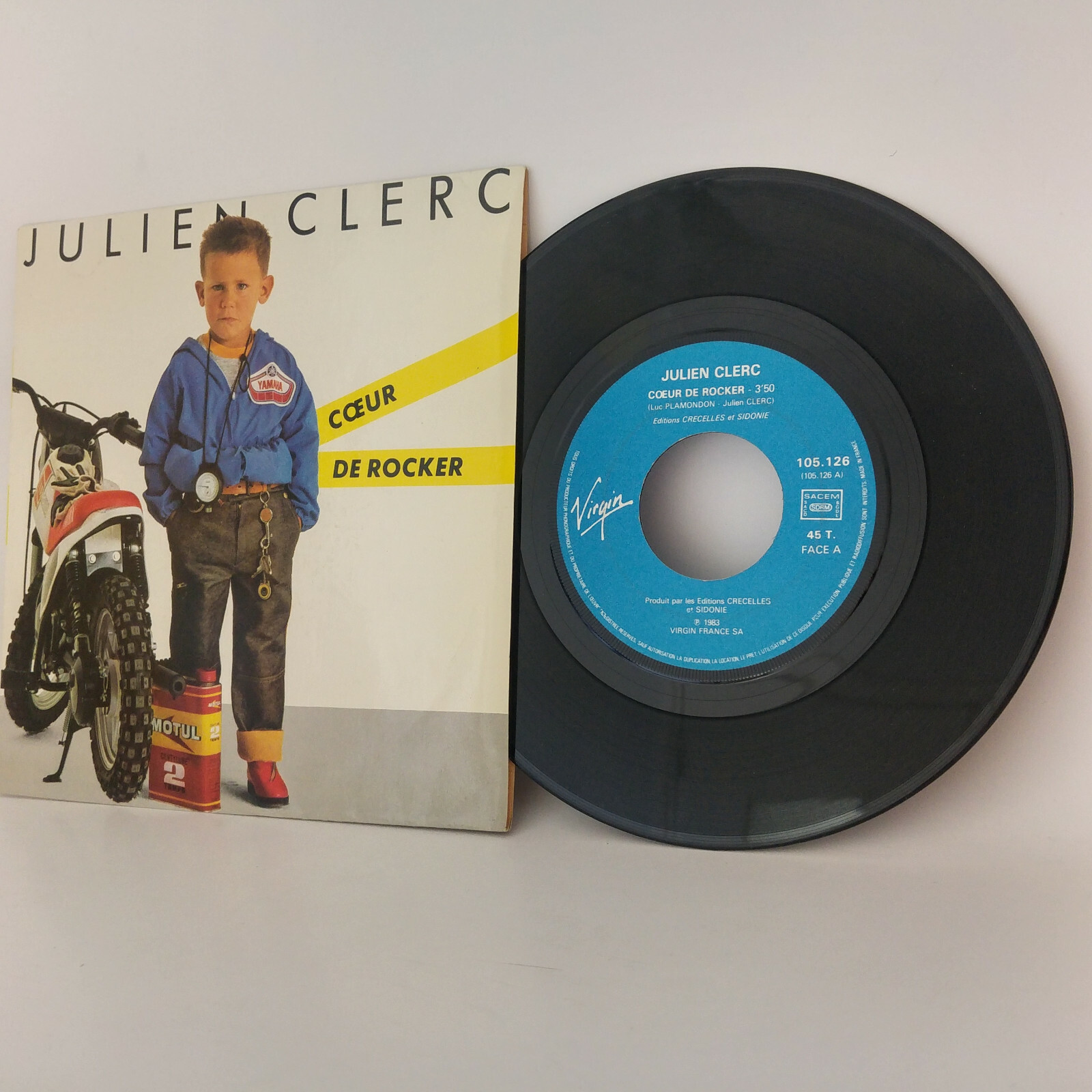 Julien Clerc ‎– Cœur De Rocker - Label: Virgin ‎– 105126 - Vinyl, 7 ...