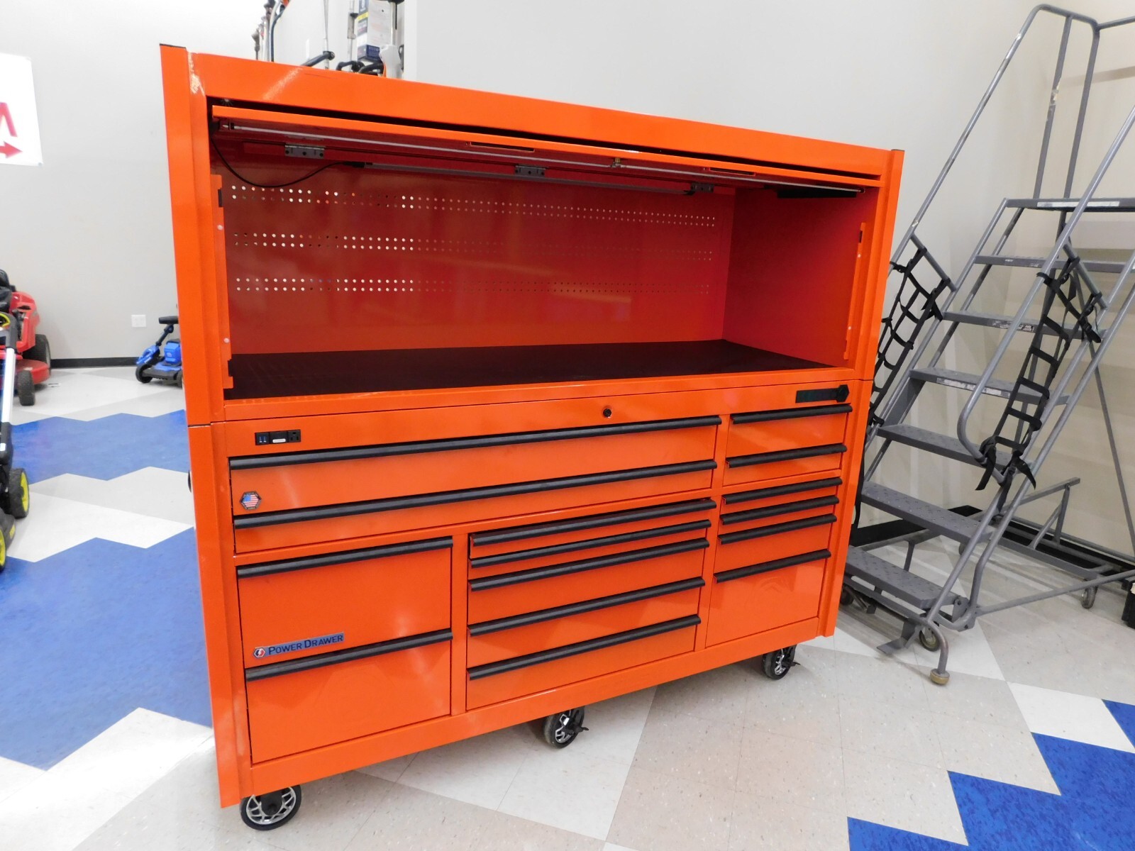 MATCO 79" x 28" TRIPLE-BAY 4s SERIES TOOLBOX w/MATCHING HUTCH 4328TB ...