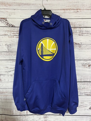 Golden State Warriors Pullover Hoodie 2XL Royal Bridge Logo Majestic ...