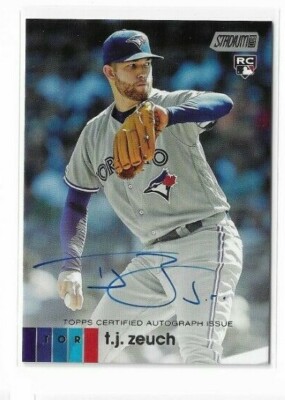 T.J. Zeuch 2020 Topps Stadium Club Auto Autograph Rookie RC | eBay
