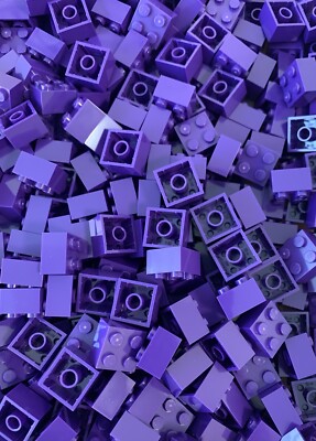 LEGO Dark Purple 2x2 Brick (3003) - 100 New Pieces - Building Bricks | eBay