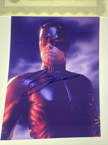 Ben Affleck AUTOGRAPH Photograph Picture COA signed DC Comics DAREDEVIL ...
