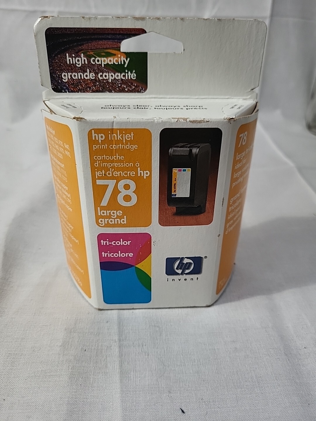 NEW ~ Sealed HP 78 Tri-Color Ink Cartridge ~ C6578A ~ Expired January ...