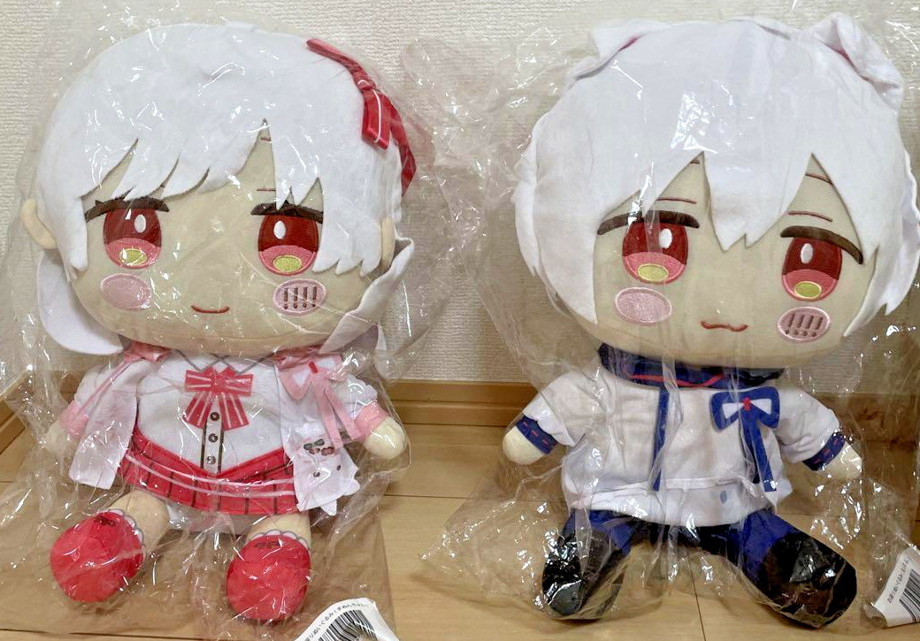 Mafumafu Manun chan Osuwari Plush Set Of 2 Super World 2022 New Japan ...