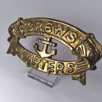 Plaques & Signs - Brass Boat