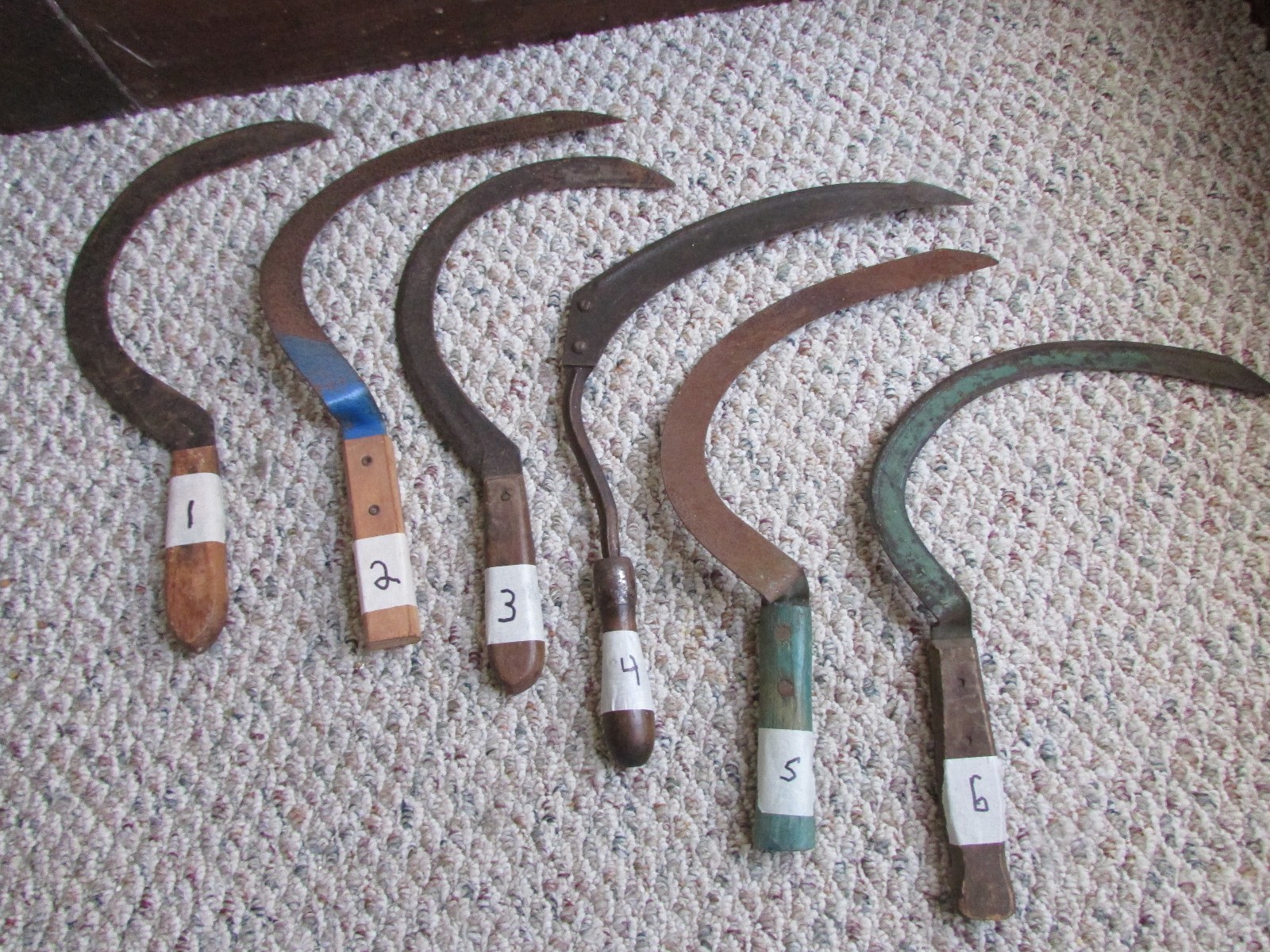 * U CHOOSE: VINTAGE GRASS CUTTERS, HATCHETS, SICKLES, GRIM REAPER ...