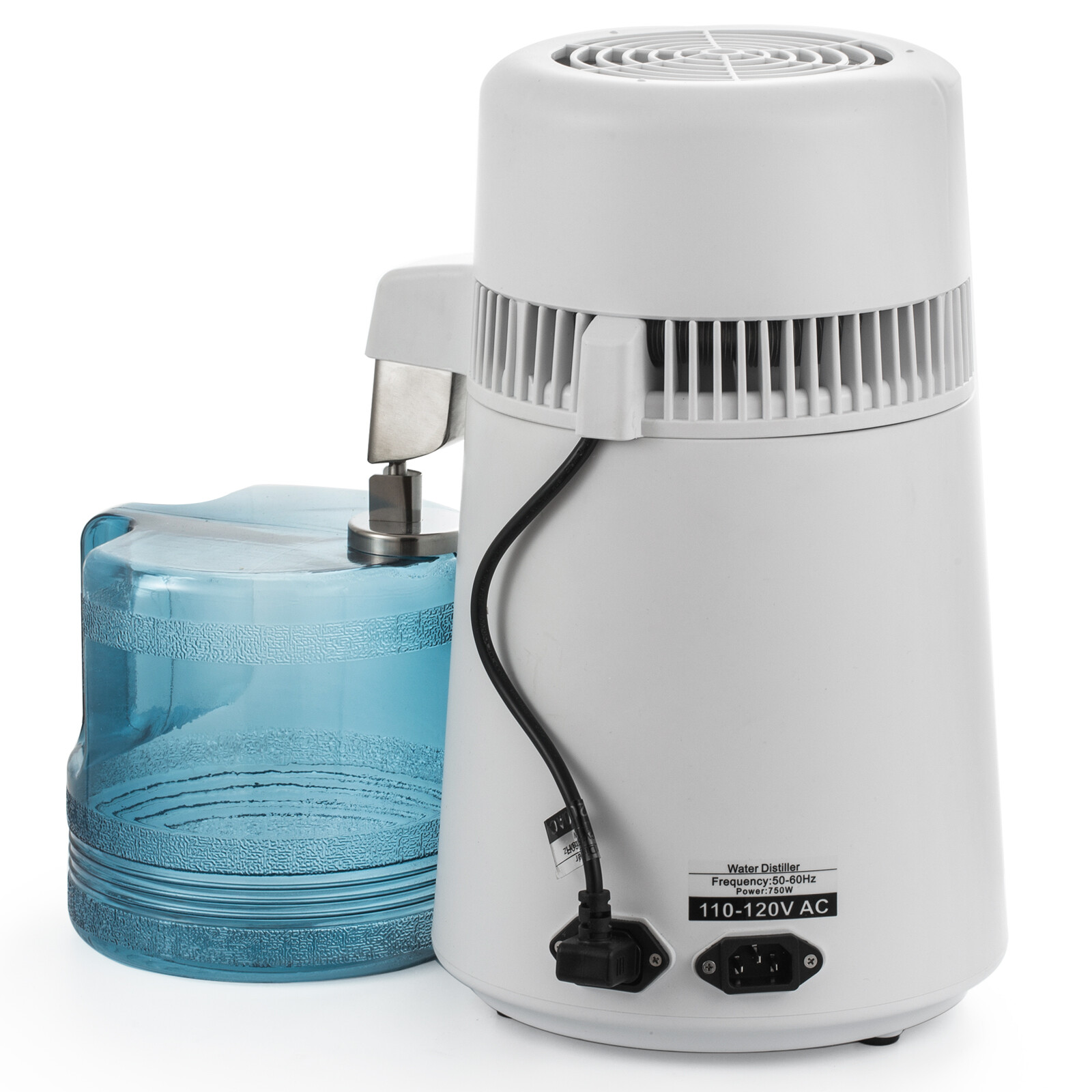 4L Water Distiller Purifier Machine countertop Stainless Steel Interior ...