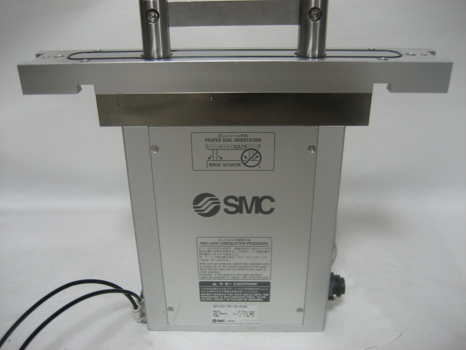 SMC L-MOTION SLIT VALVE XGT222-30-1A-X242 | eBay